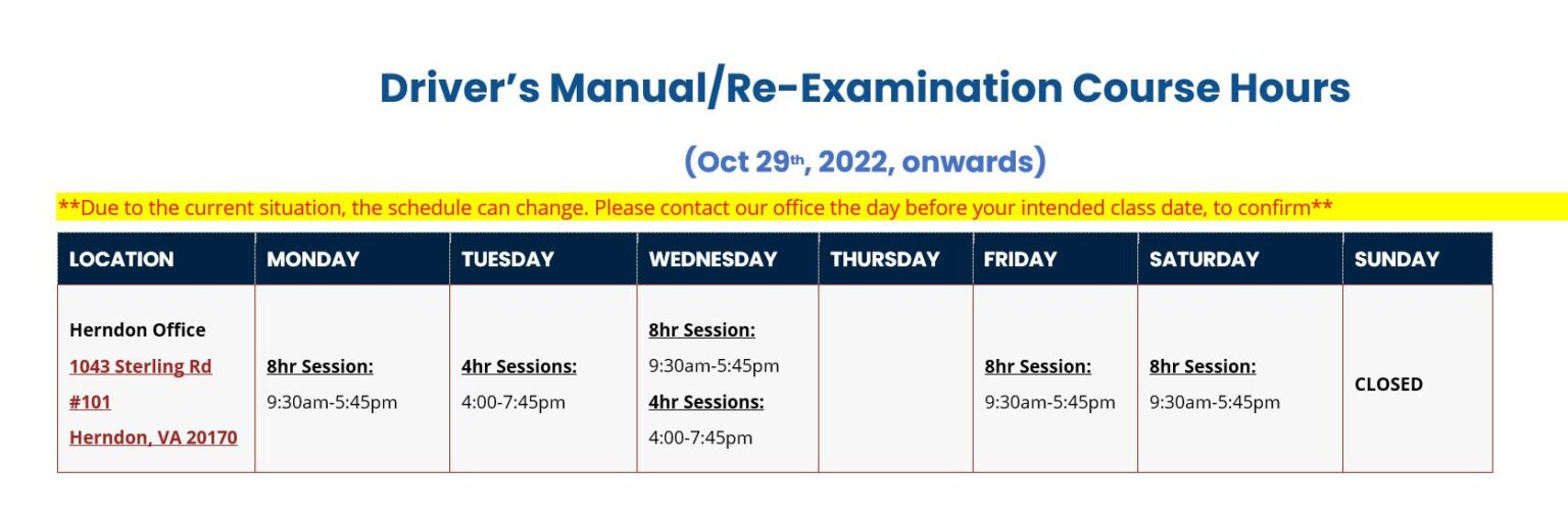 Drivers Manual Classroom Course - AA Driving Academy, Inc.